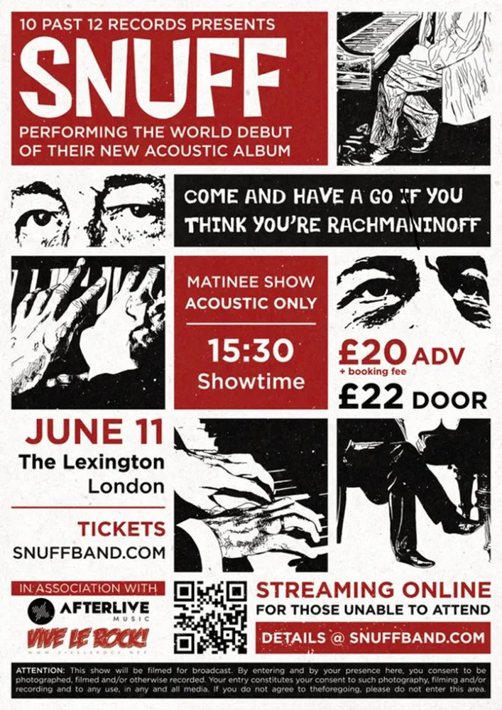 SNUFF Release Acoustic Album & Announce Hybrid Concert Album Launch ...